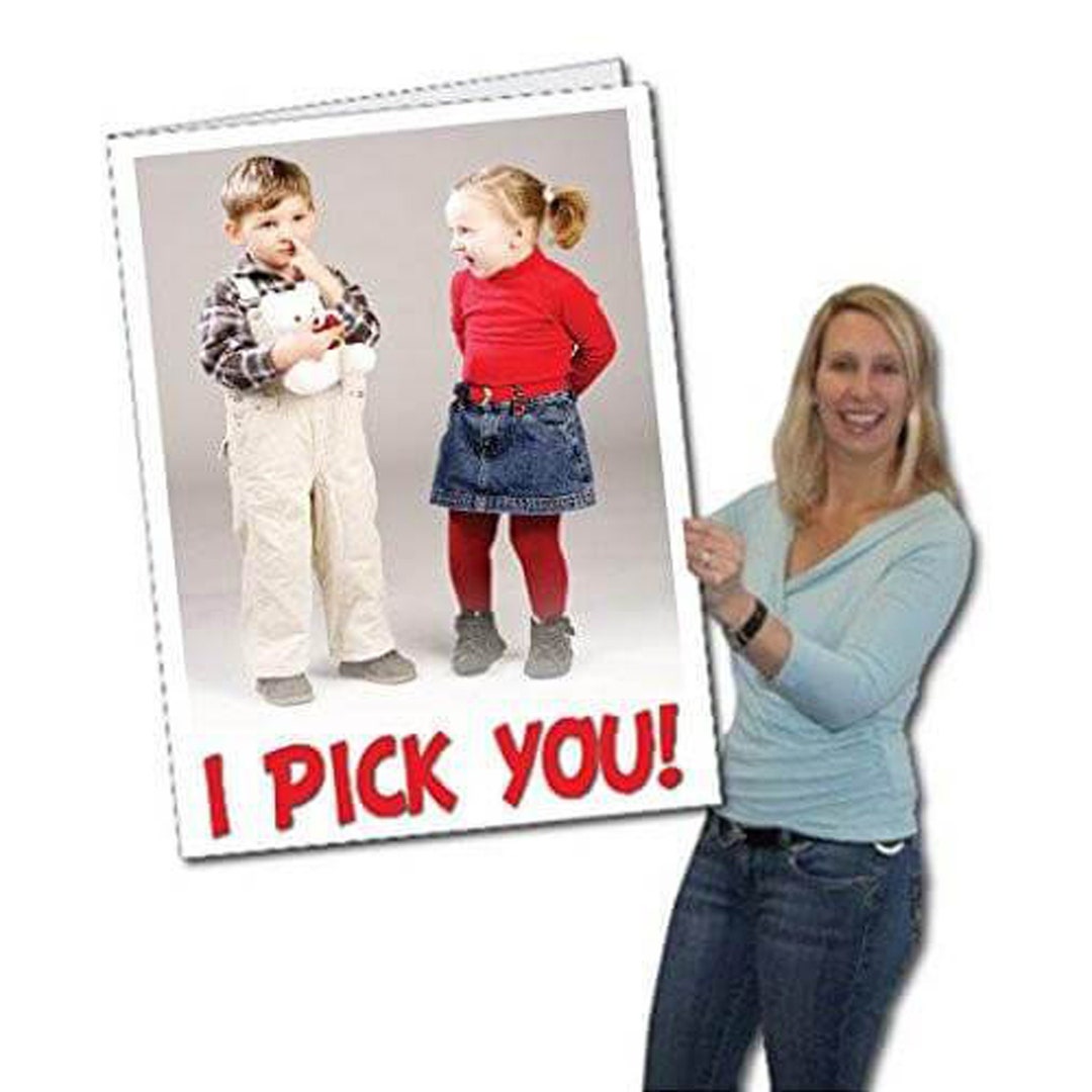 36" Jumbo Valentines Day Card: I Pick You! With Envelope | Giant ...