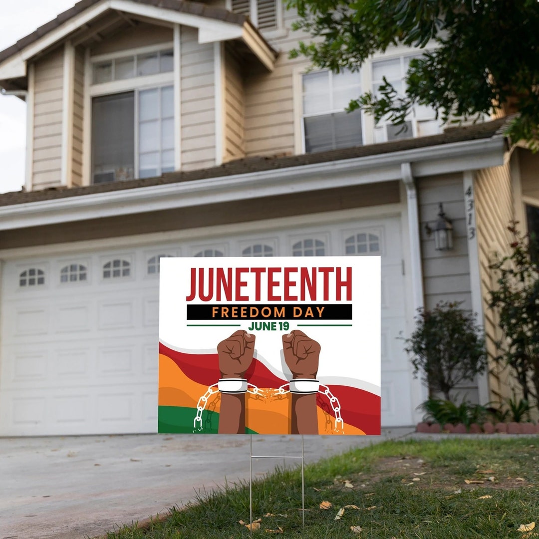 18x24 Juneteenth Freedom Day Yard Sign | Set of 2 - Etsy