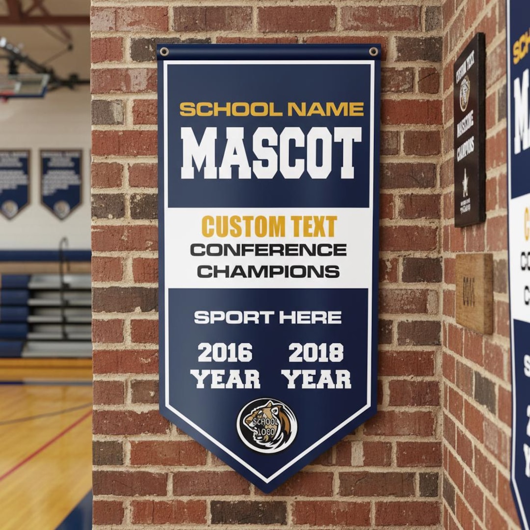 Custom Vertical Championship Team Vinyl Banners - Etsy