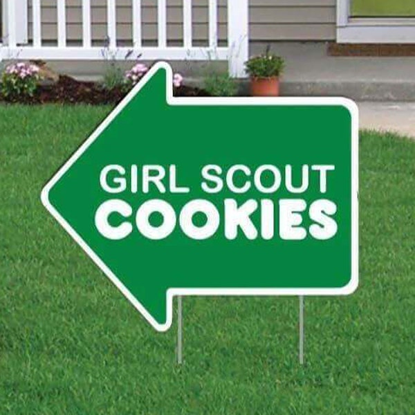 Outdoor Girl Scout Cookie Signs - Etsy