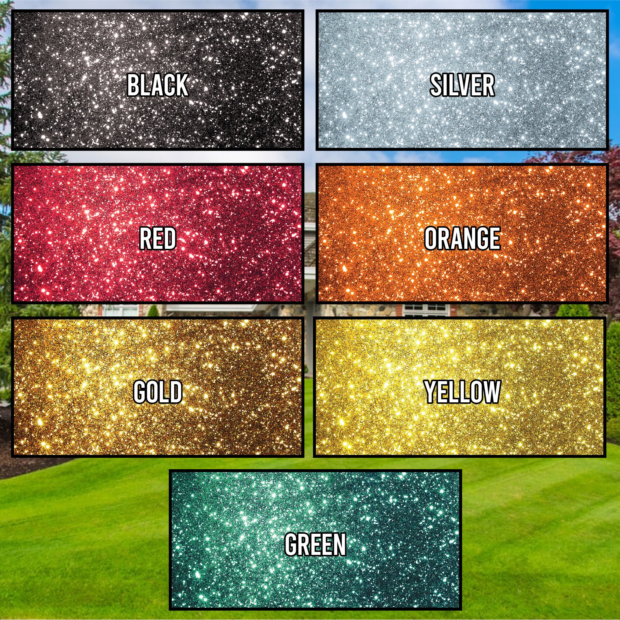 18 Sparkle Yard Sign Numbers 10pc Outdoor Lawn Decorations - Etsy