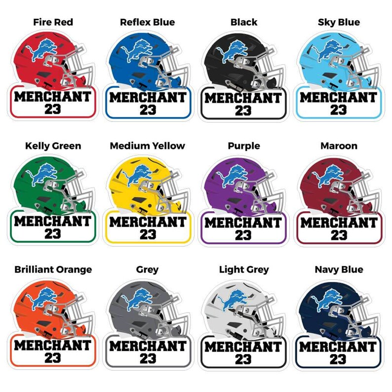 22 Custom Football Helmet Yard Signs - Etsy