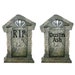 Fake Tombstones, 6pc Halloween Yard Art, Yard Card Lawn Sign Set - Etsy