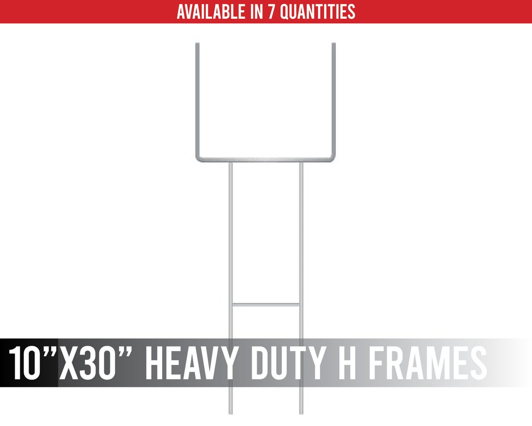 Heavy Duty H Frame for Yard Signs - Etsy