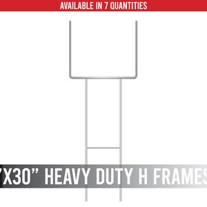 Heavy Duty H Frame for Yard Signs - Etsy