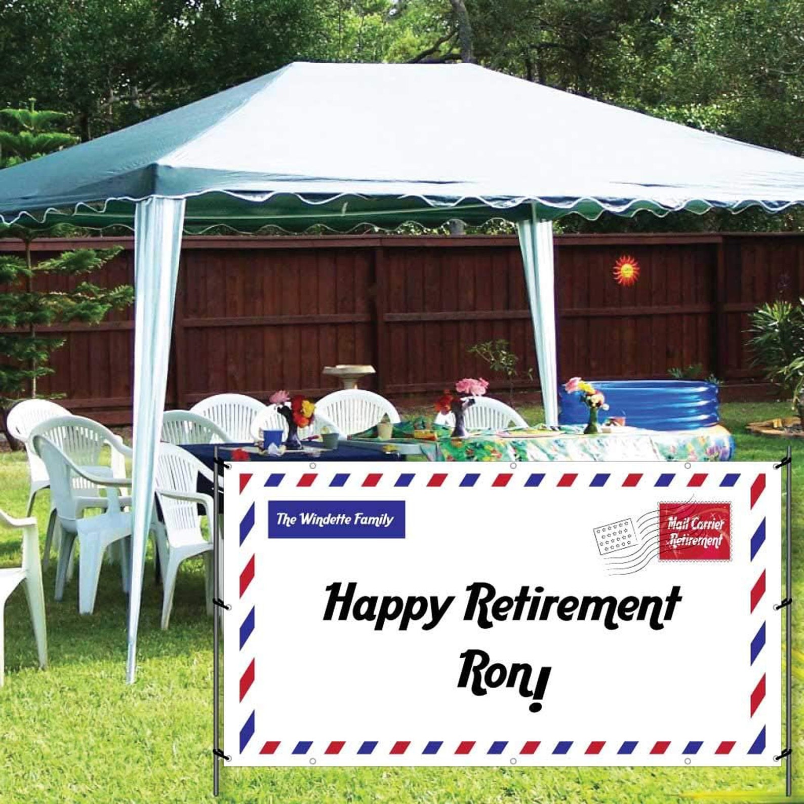 Custom Postal Worker Retirement Banner - 3 Feet X 5 Feet - Etsy