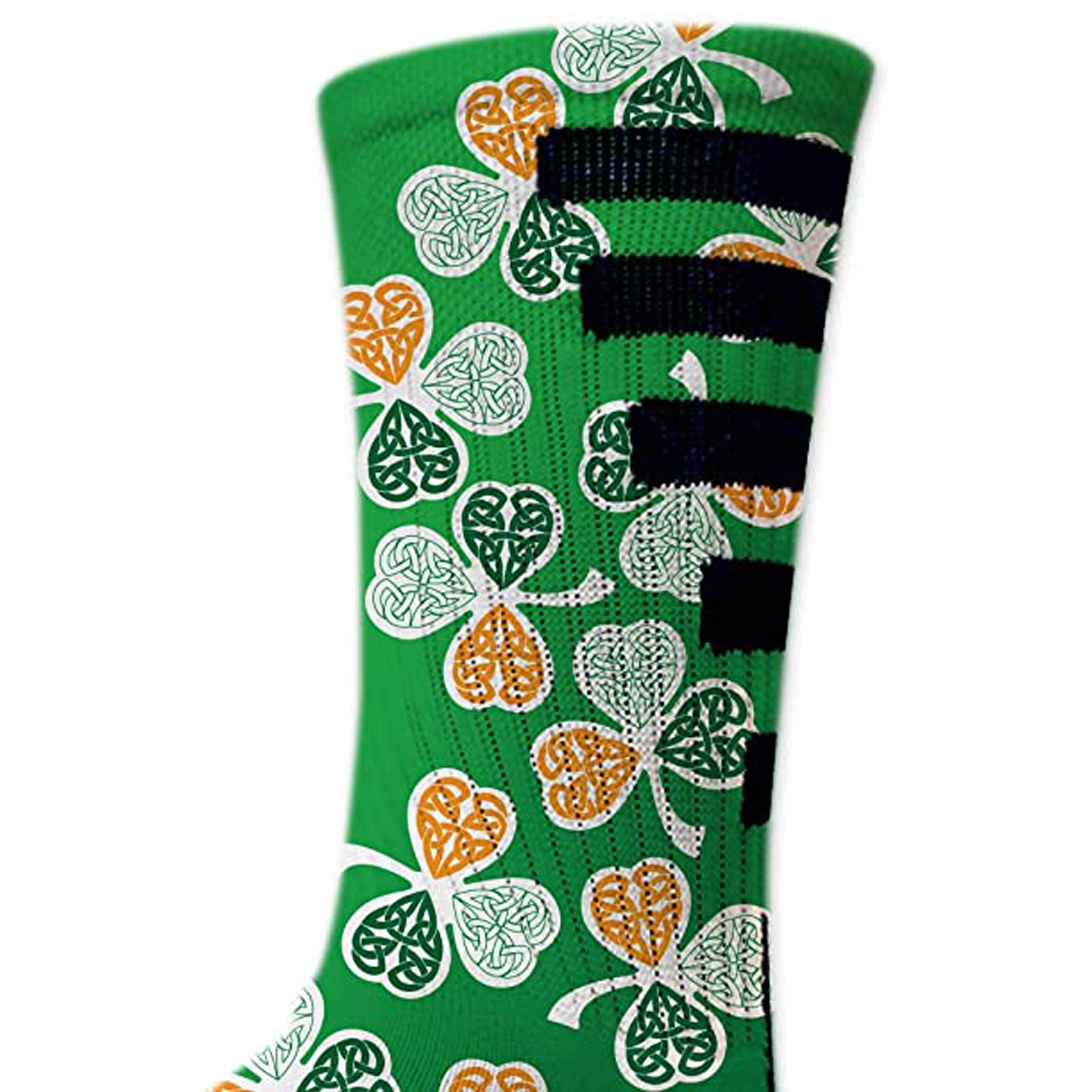 Celtic Clover - St Patricks Day Performance Crew Socks - Etsy
