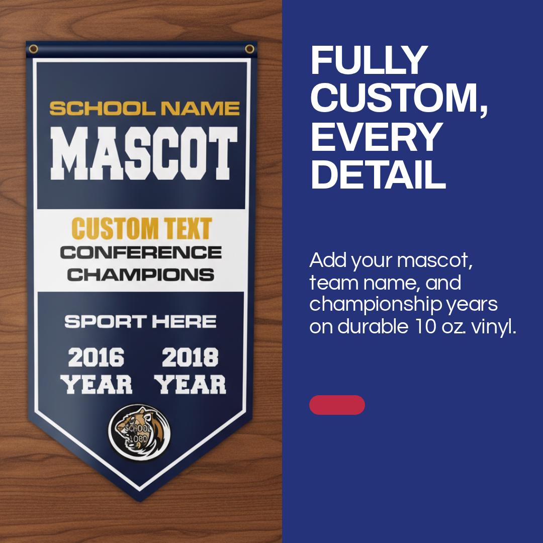 Custom Vertical Championship Team Vinyl Banners - Etsy