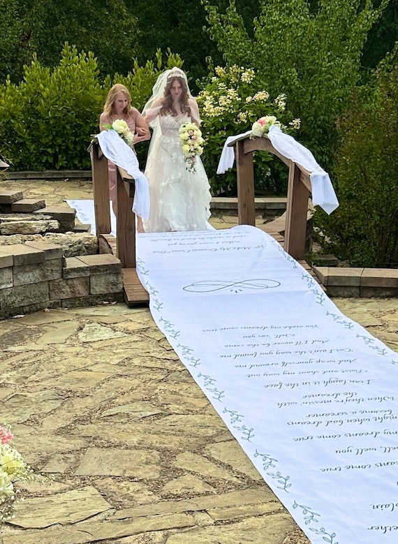 Personalized Wedding Runners