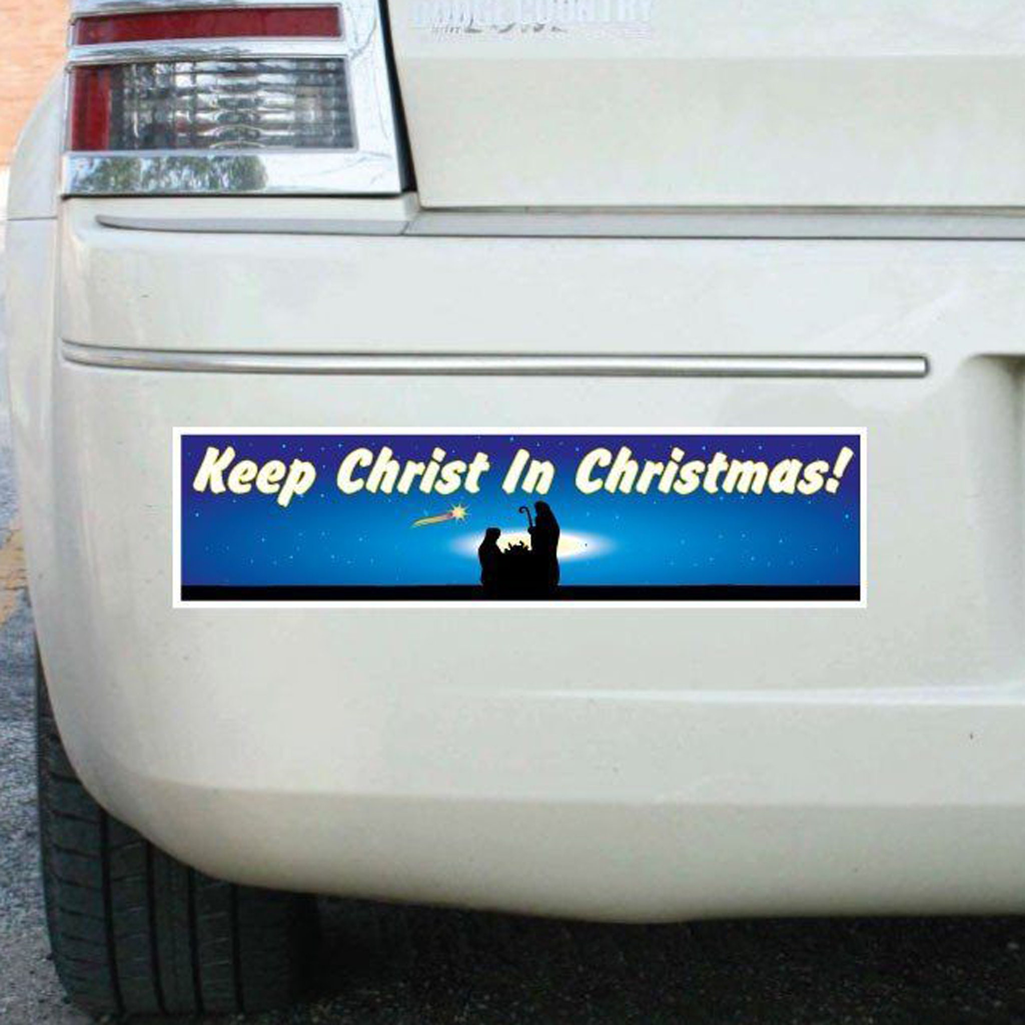 Keep Christ In Christmas Bumper Sticker