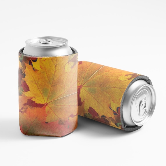 Autumn Leaves Rustic Fall Leaf Bulk Can Coolers - Etsy