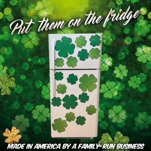 Jumbo Green Shamrocks | 18pc St Patricks Day Magnet Set - Etsy