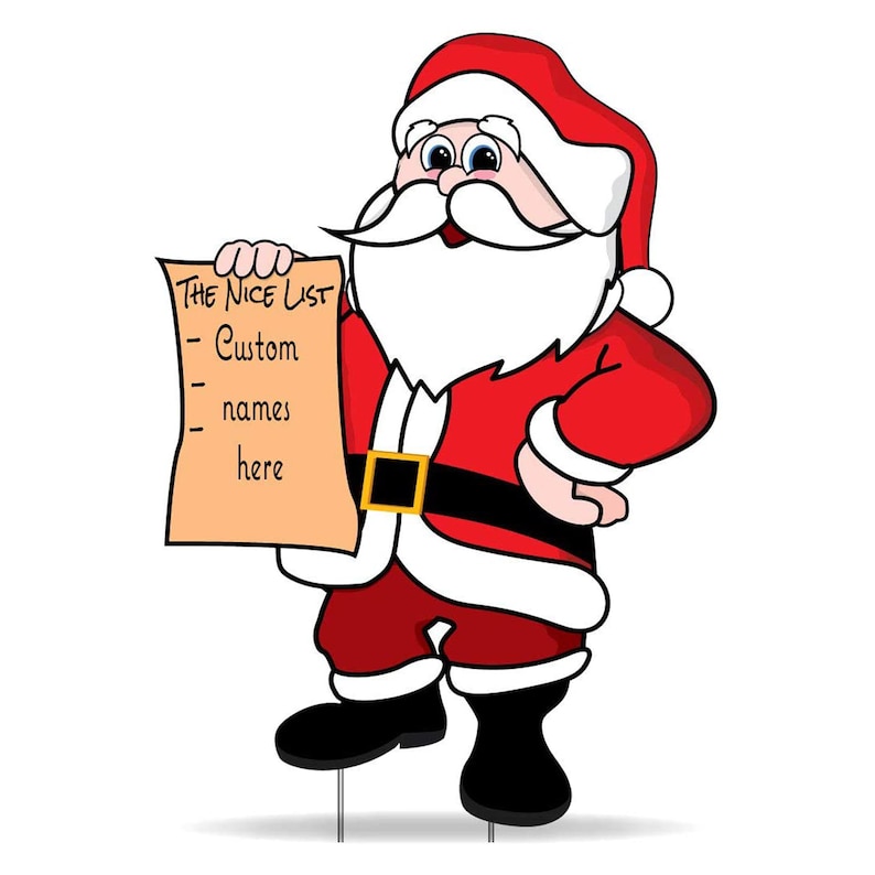 Santa s Nice List 5 Custom Names 1pc Christmas Yard Etsy santa-s-nice-list-5-custom-names-1pc-christmas-yard-etsy