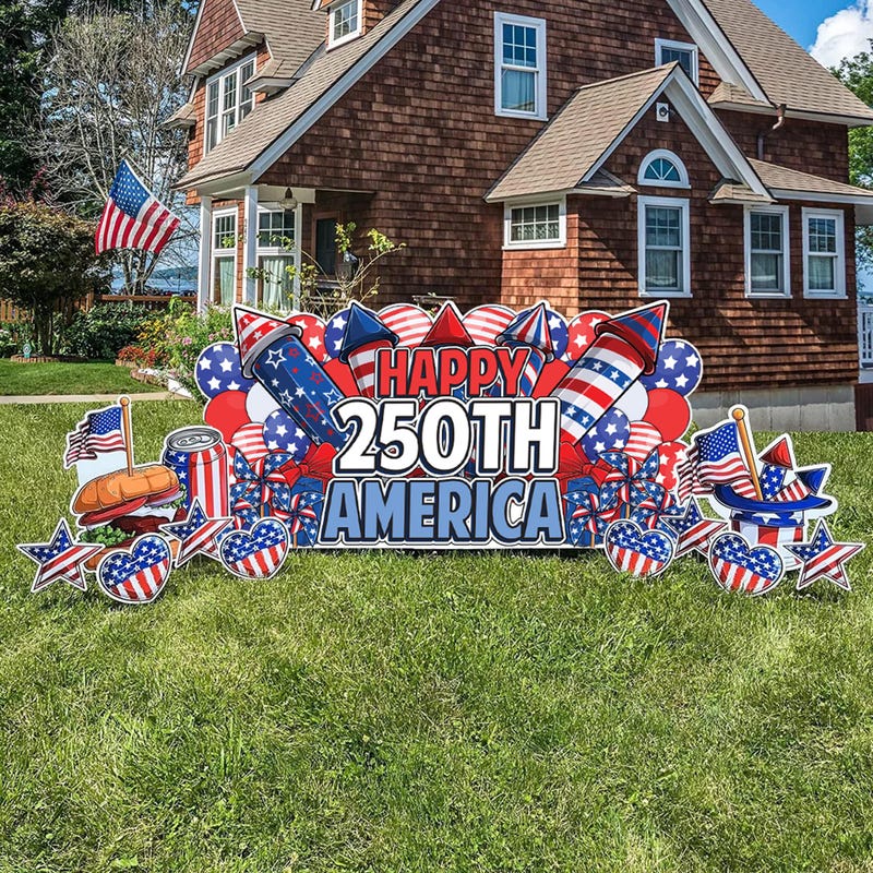 250 Anniversary Yard Flag - Etsy