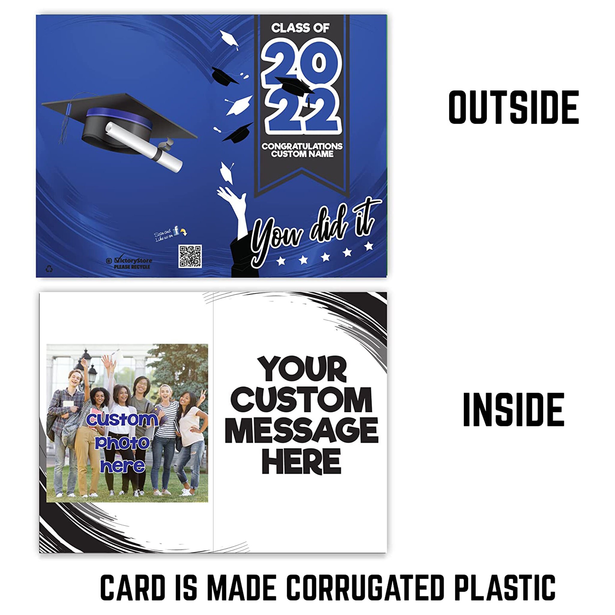 Giant Greeting Card with Envelope Big Funny Card Custom Photo ...