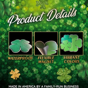 Jumbo Green Shamrocks | 18pc St Patricks Day Magnet Set - Etsy