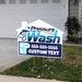 10-pack Pressure Washing Yard Signs: Custom Two-sided House Shape - Etsy