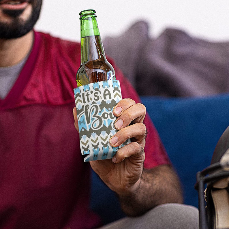 Sip Sip Hooray - It's A Boy | BOHO Baby Shower Can Coolers | Bohemian ...