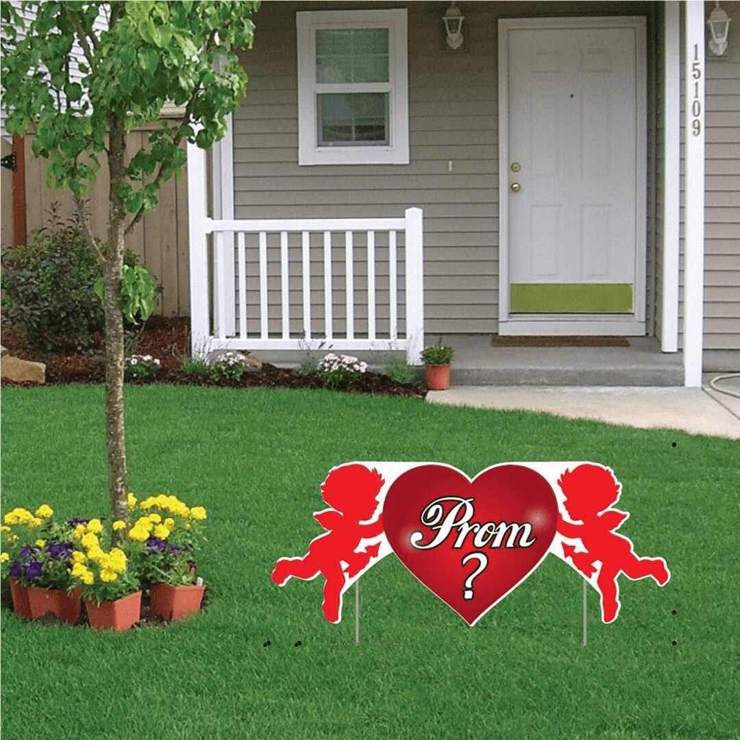 Promposal "prom?" Cupid Outdoor Yard Decoration - Etsy
