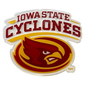 Iowa State Cyclones Acrylic Wall Decor: Indoor/outdoor Art - Etsy