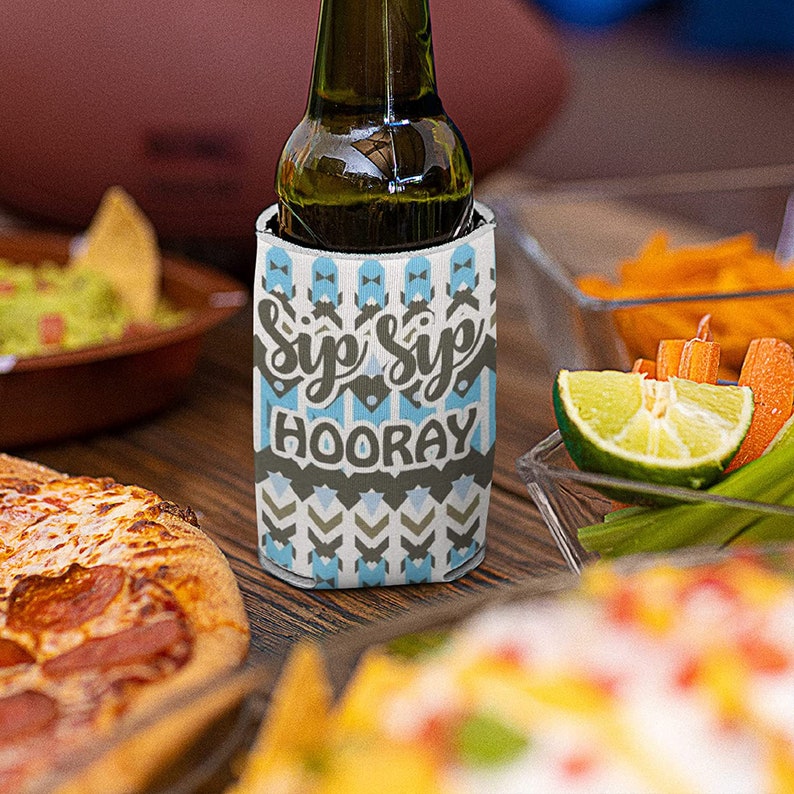 Sip Sip Hooray - It's A Boy | BOHO Baby Shower Can Coolers | Bohemian ...