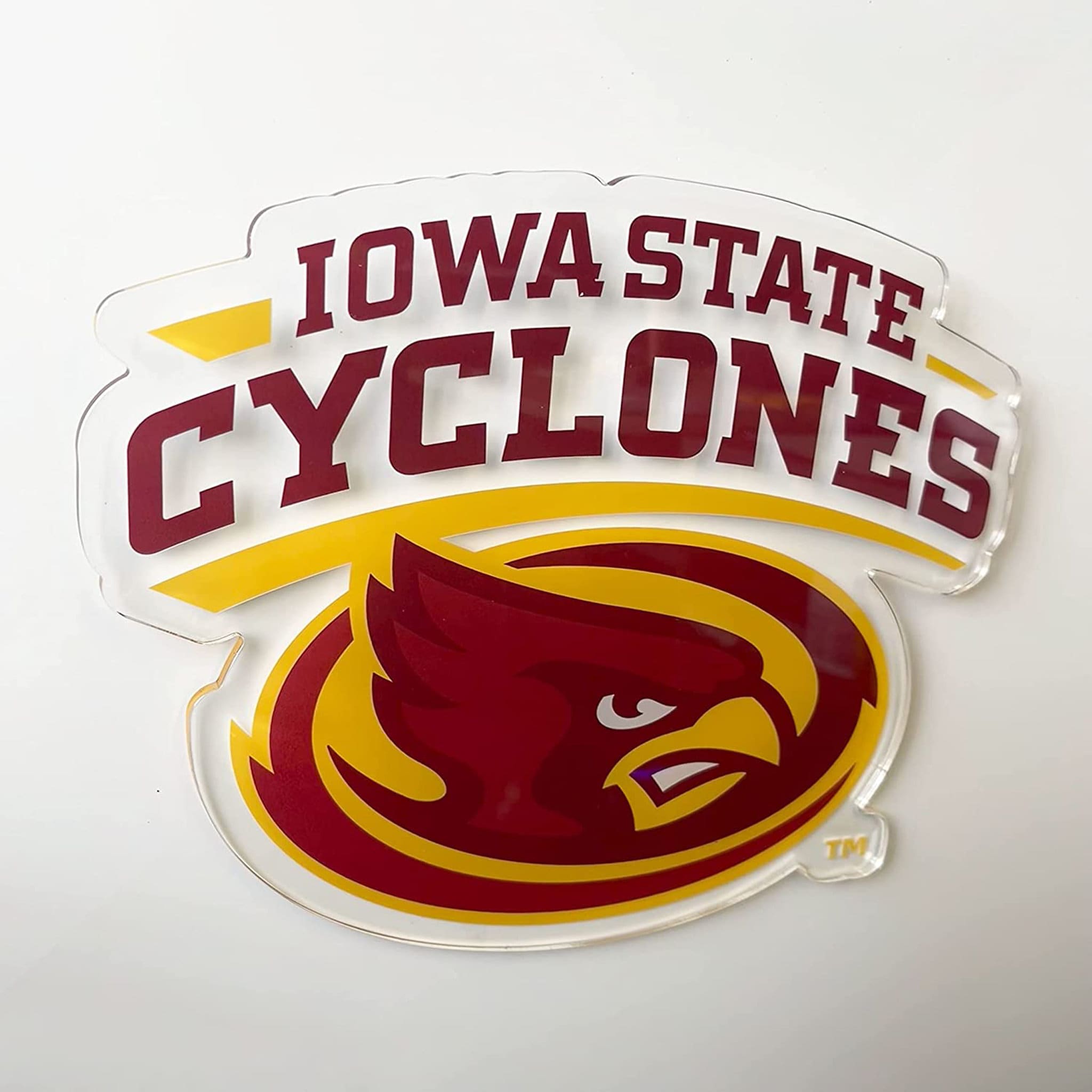 Iowa State Cyclones Acrylic Wall Decor: Indoor/outdoor Art - Etsy