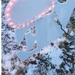 Hope, Light up Heart Yard Card Lawn Sign - Etsy