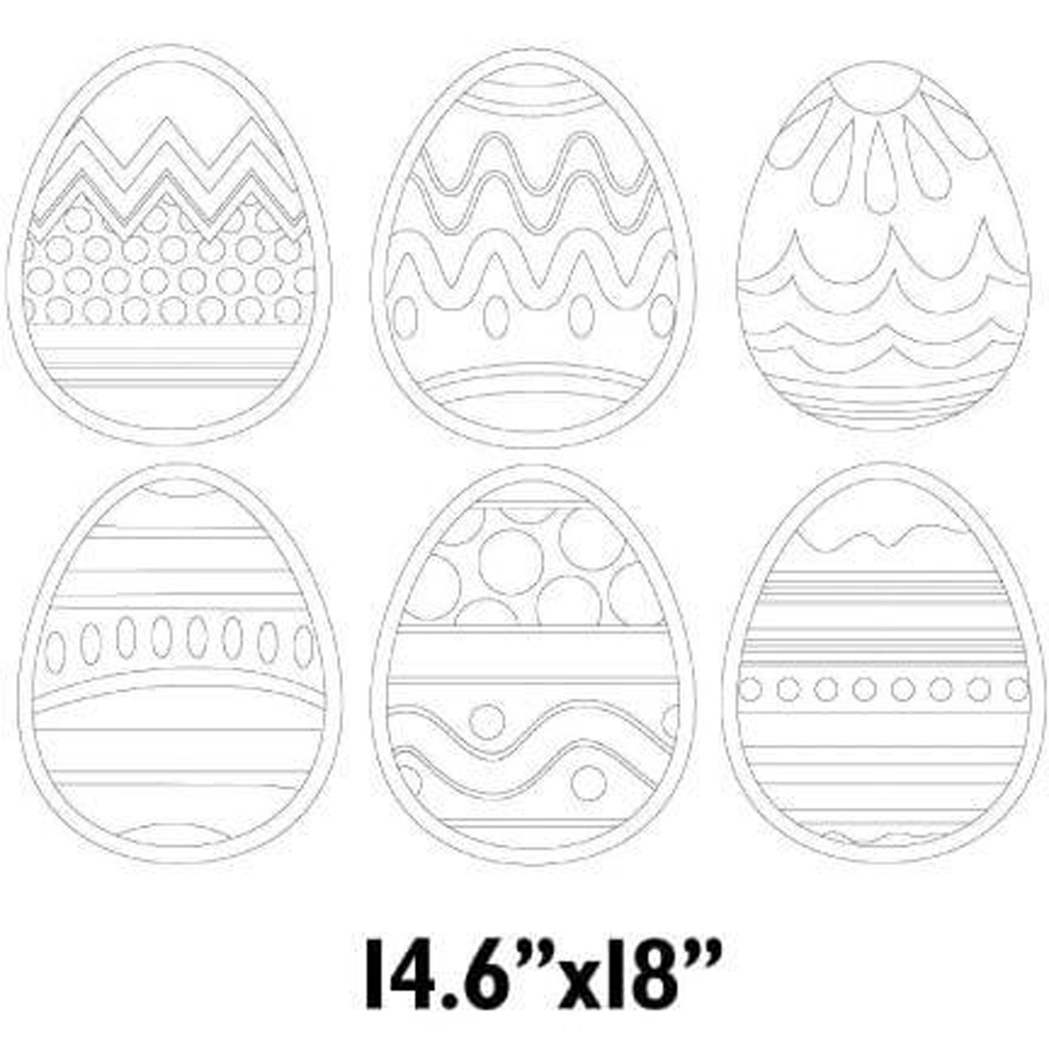 Color by Number Easter Eggs 6pc Easter Yard Art Easter Decor | Etsy