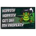 Large Hippity Hoppity Get off My Property Meme Doormat, 24” X 36” - Etsy