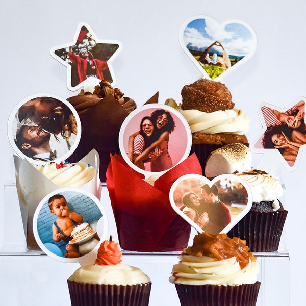Star Cupcake Toppers - Etsy