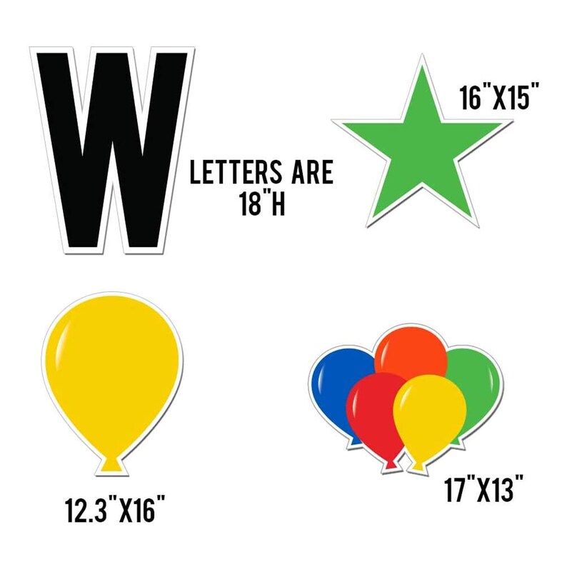 We Love Our Staff, Staff Appreciation 19pc Yard Card Lawn Sign Set - Etsy