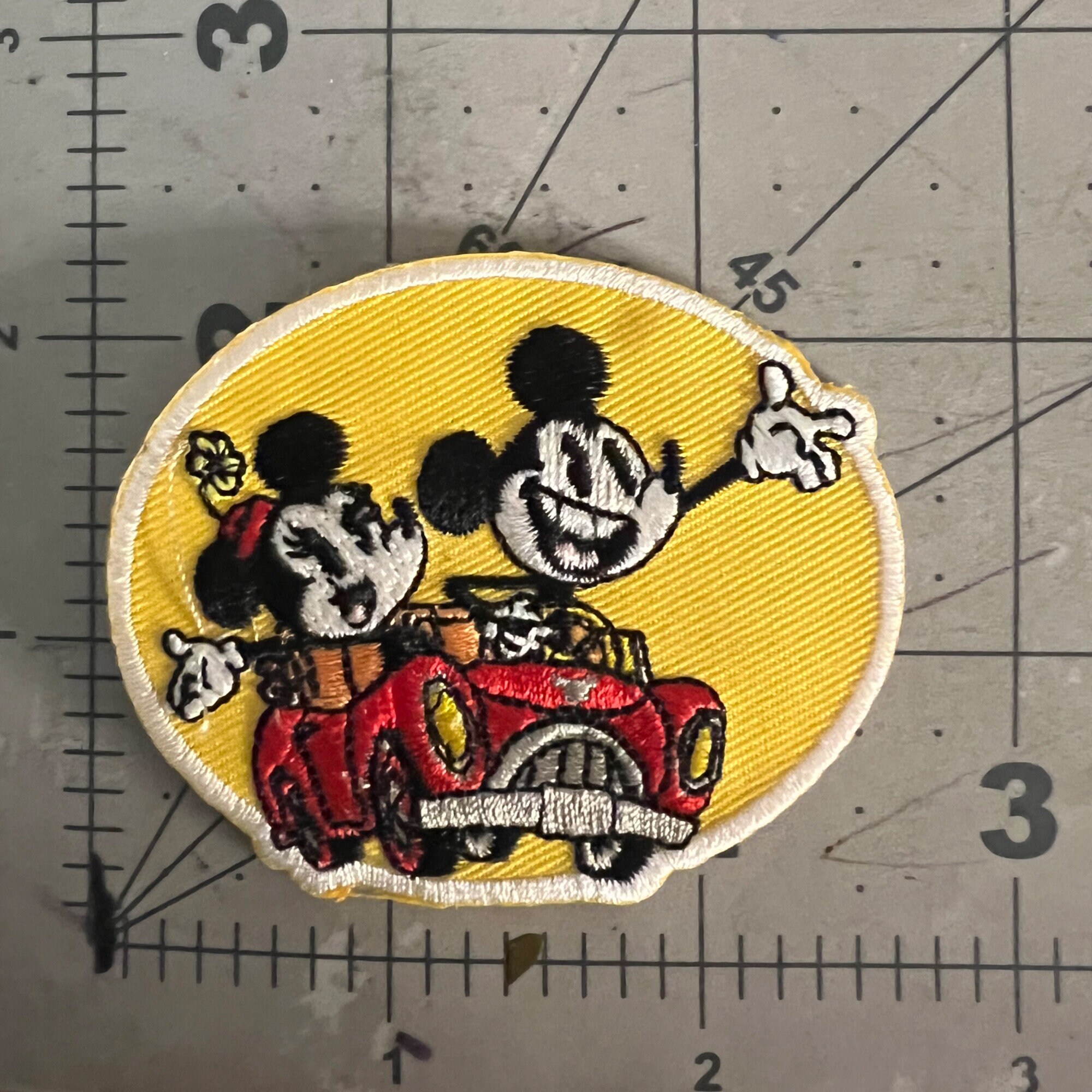 Runaway Railway Patch Mickey and Minnie Mouse IRON ON PATCHE - Etsy