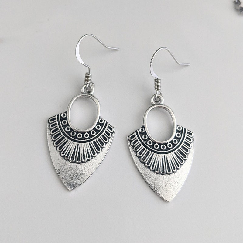 Shield Earrings - Etsy