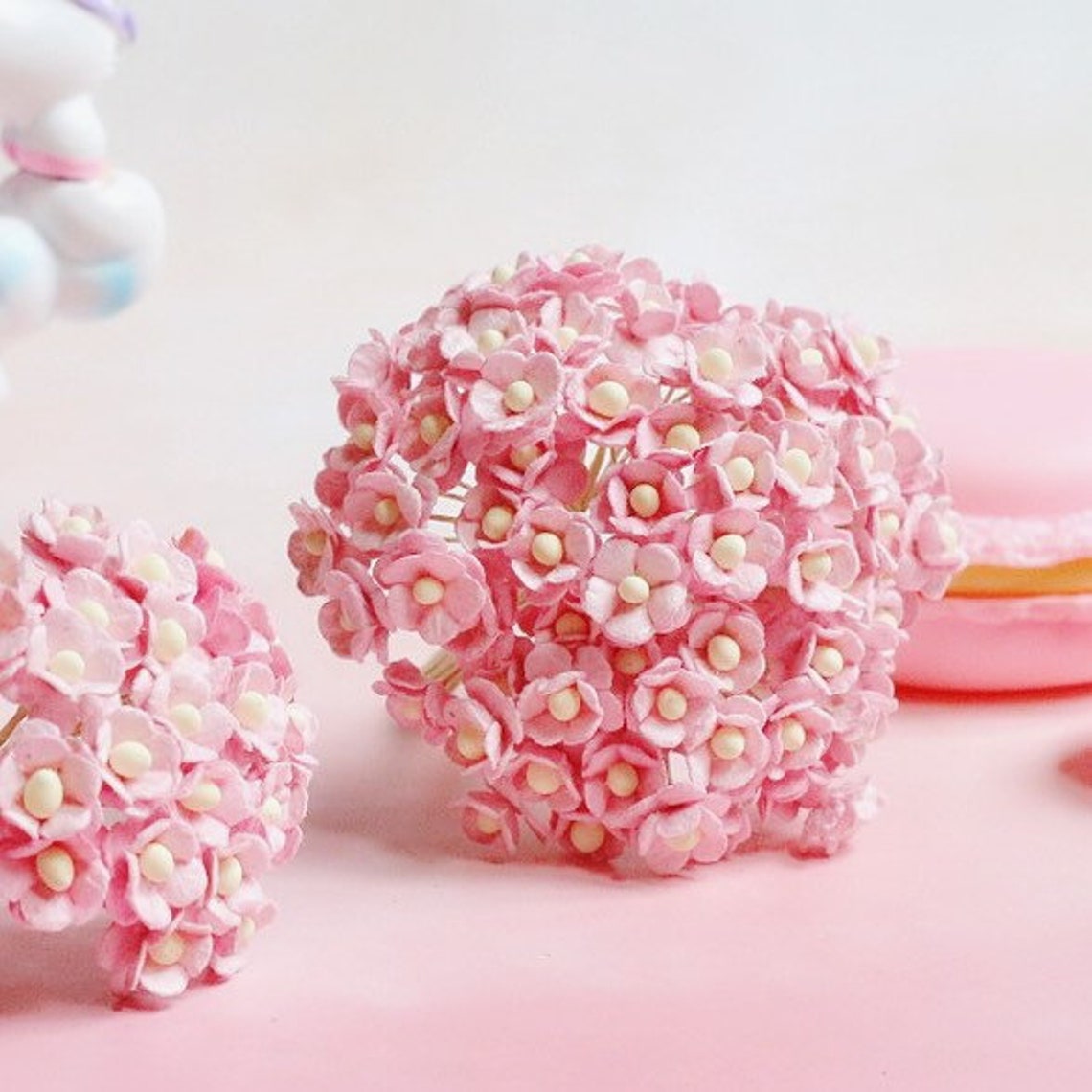 100 Pcs.10mm.miniature Mulberry Paper Double Layer Daisy,miniature ...