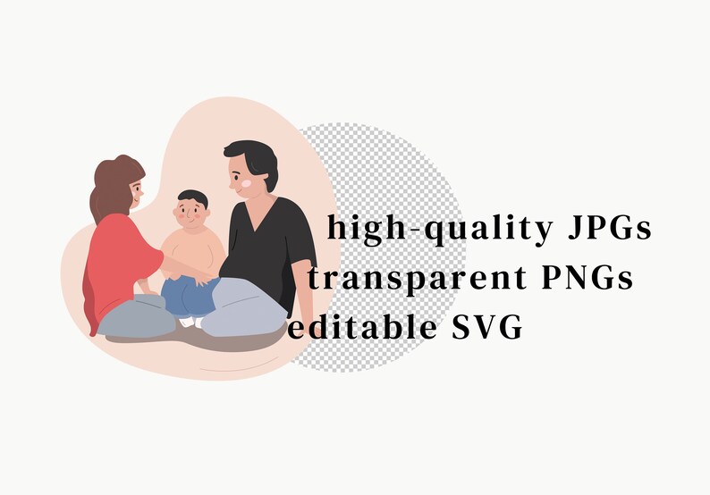 Parenting Graphic Illustration for Instant Download Printable Design ...