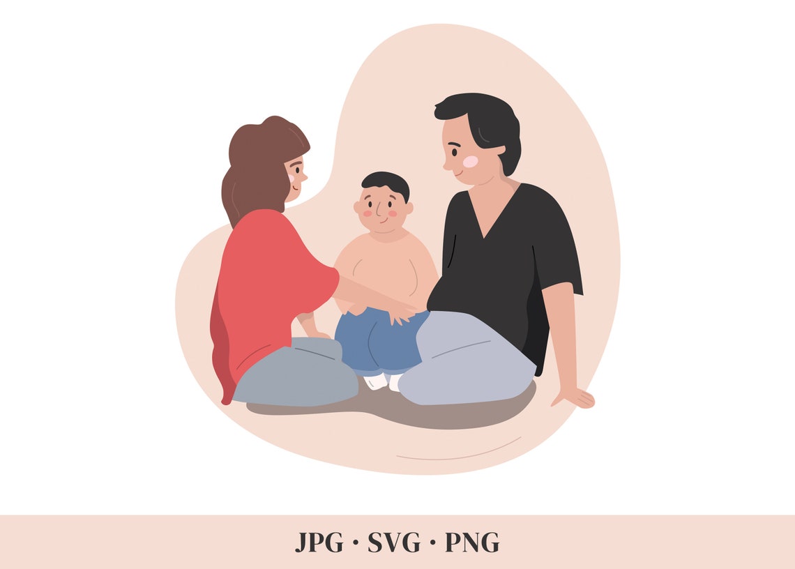 Parenting Graphic Illustration for Instant Download Printable Design ...