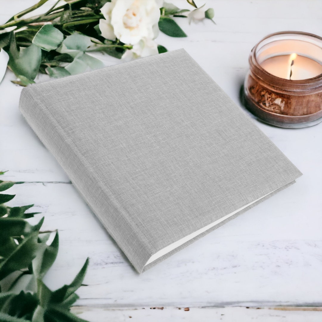 Traditional Book Bound Photograph Album 25cmx25cm | Opaque Interleave ...