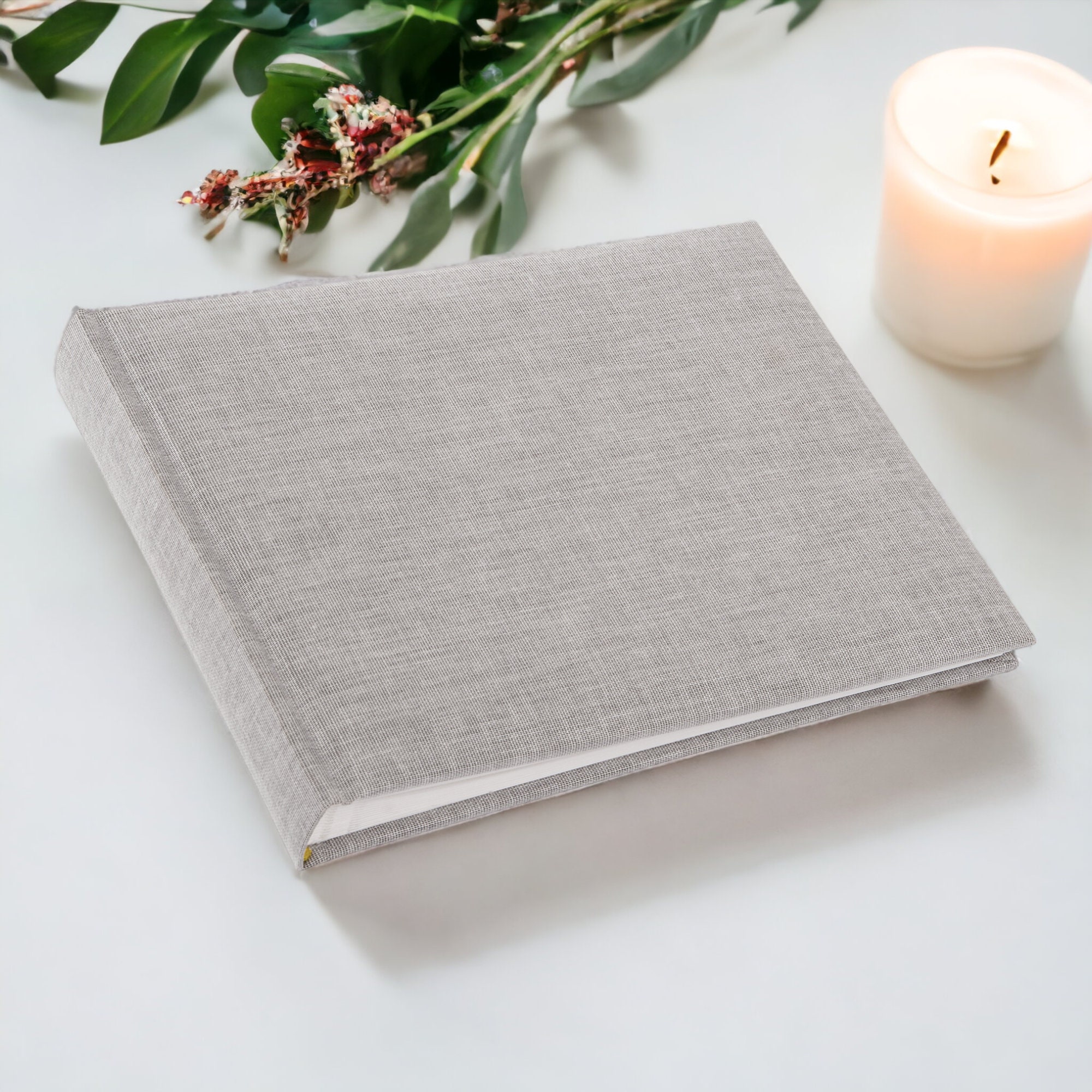 Traditional Book Bound Photograph Album 22cm X 16cm | Opaque Interleave ...