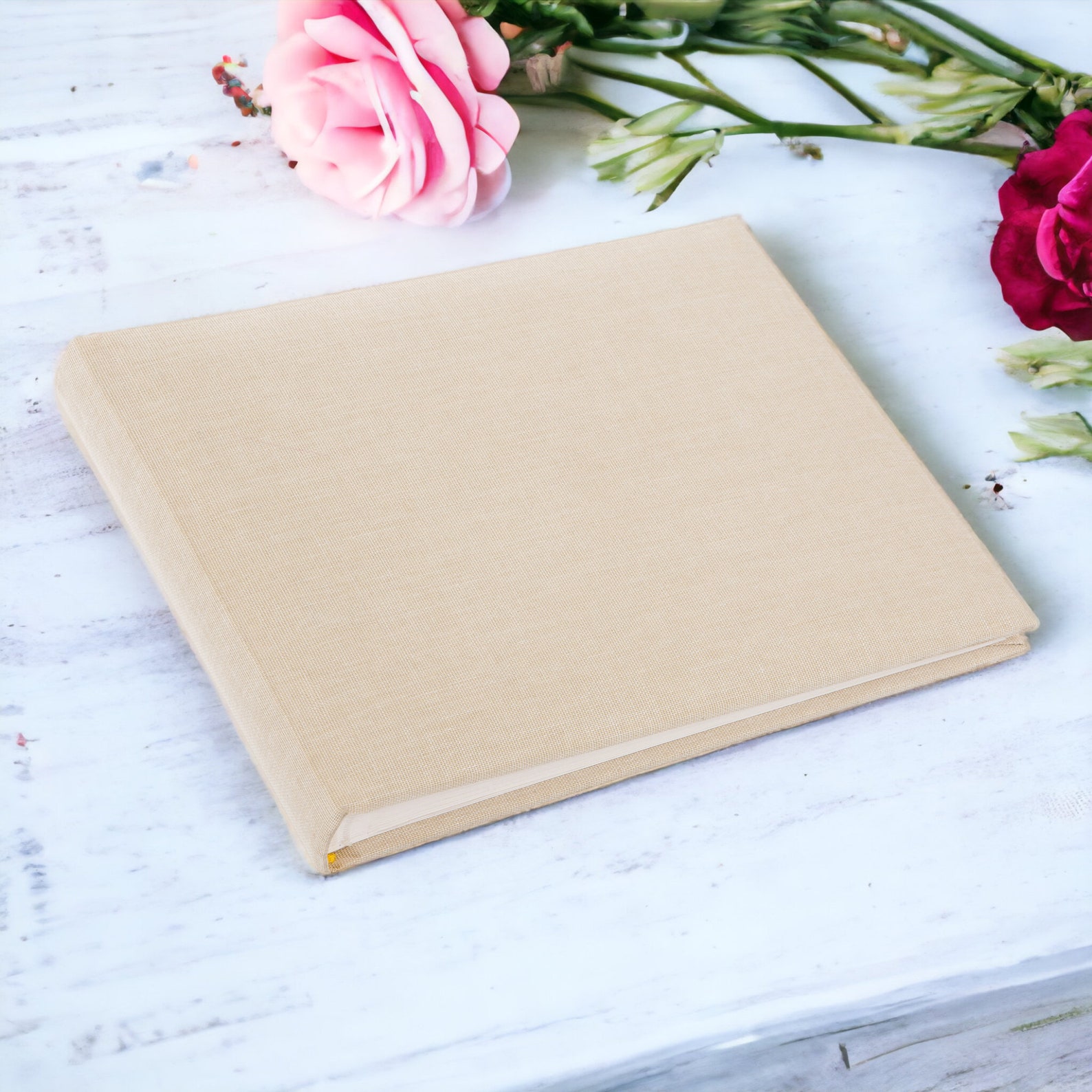 Traditional Book Bound Photograph Album 22cm X 16cm | Opaque Interleave ...