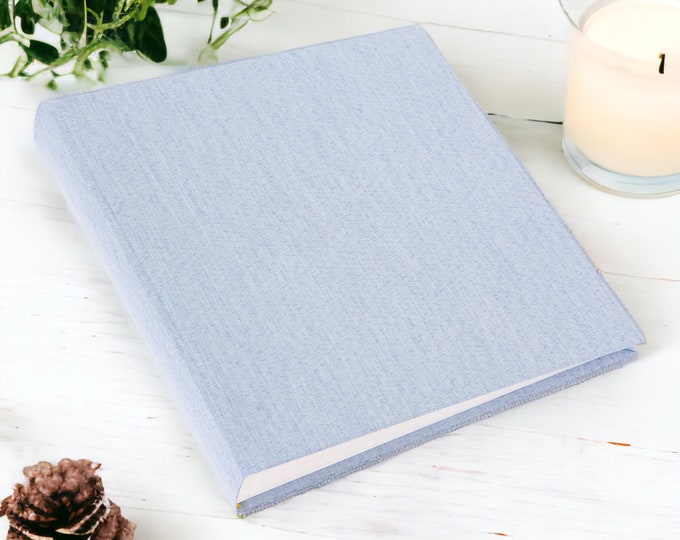 Traditional Book Bound Photograph Album 25cm X 25cm Glassine Interleave ...