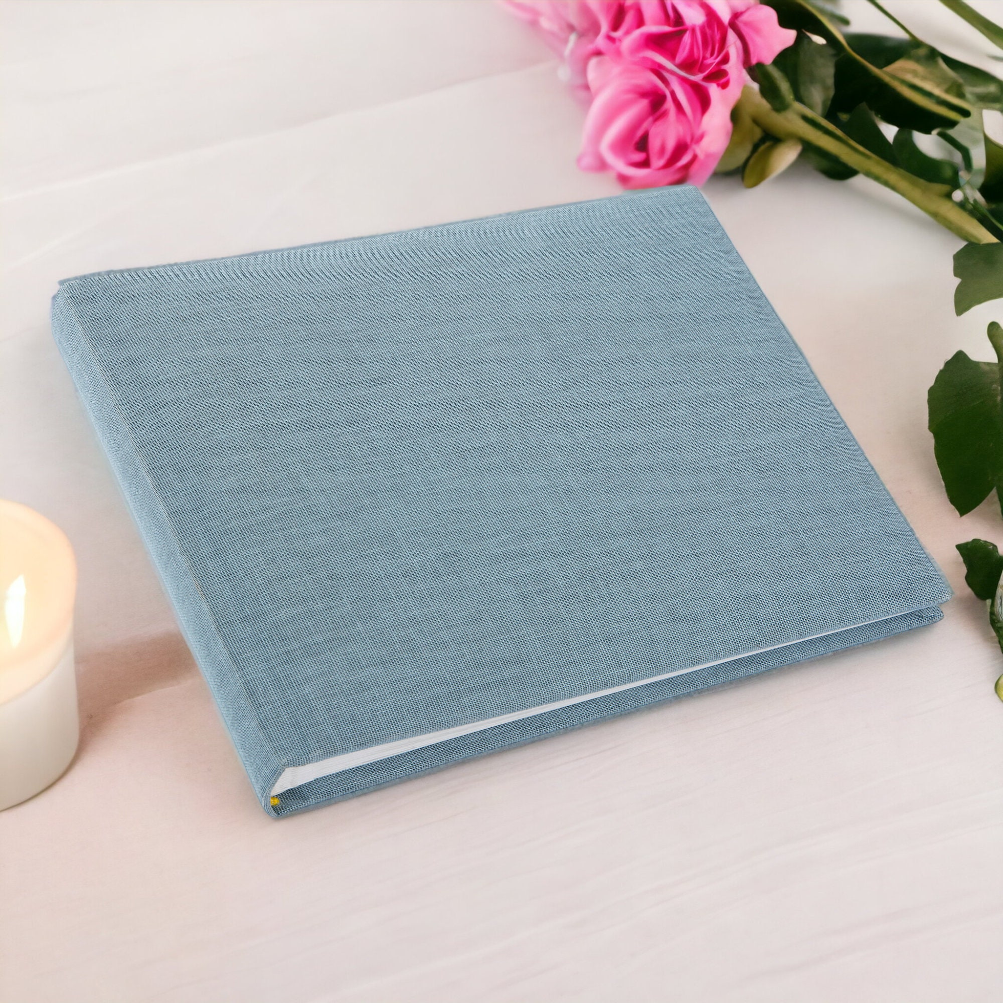 Traditional Book Bound Photograph Album 22cm X 16cm | Opaque Interleave ...