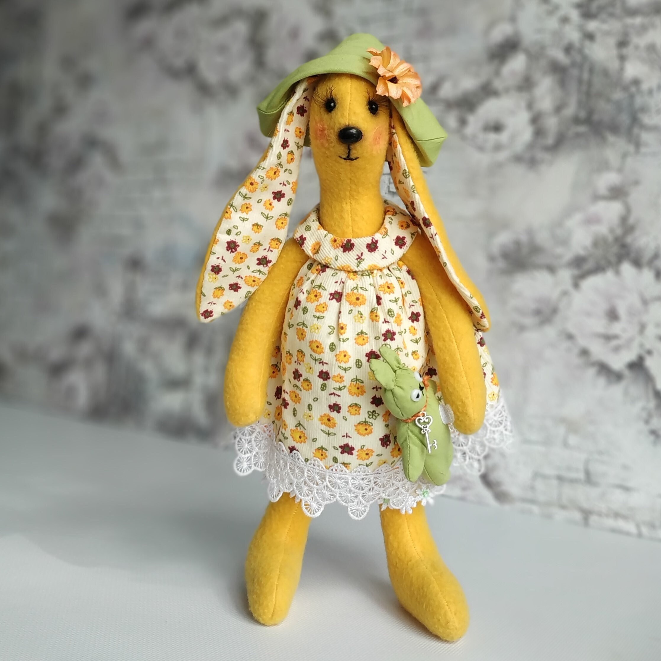 Pretty Bunny Doll Easter Gift for Her Rag Tilda Doll Kit Fabric Tilda ...