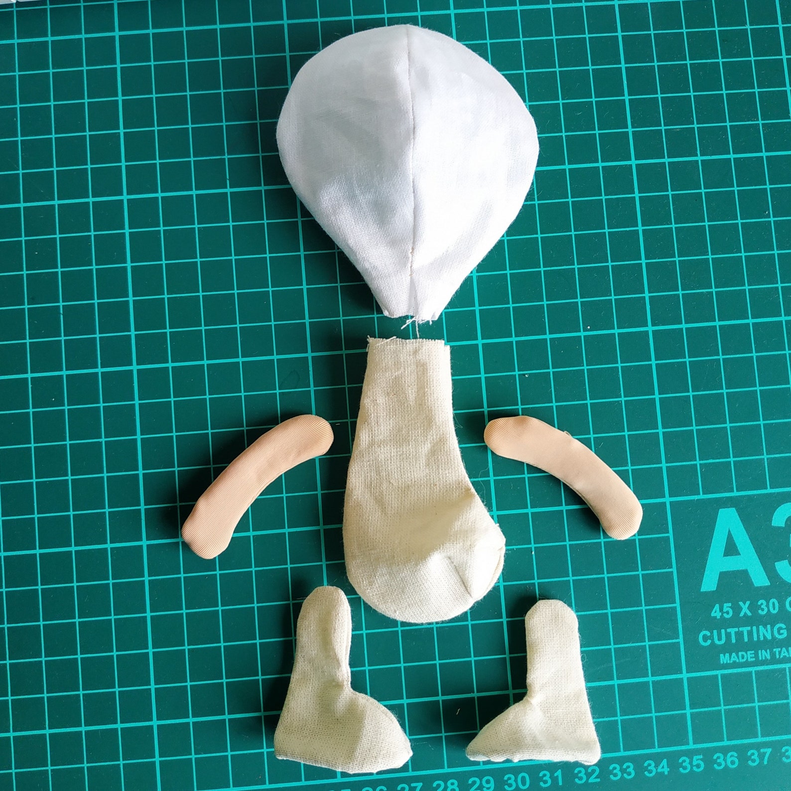 6 Fabric Doll Pattern PDF Soft Sculpture Doll Pattern | Etsy