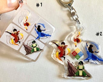 Avatar the Last Airbender Keychains - Etsy