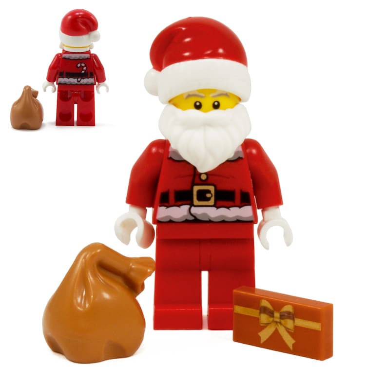 Lego Santa Claus Father Christmas Minifigure Advent Stocking - Etsy UK