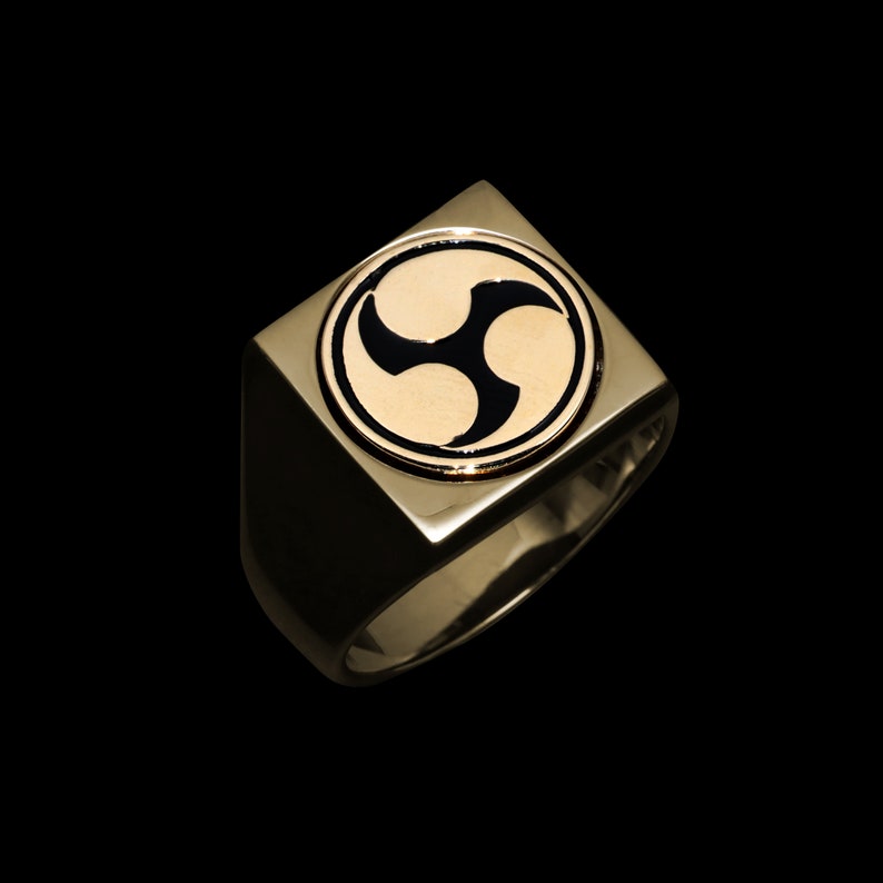 Japanese Samurai Kamon Silver/brass Ring - Etsy