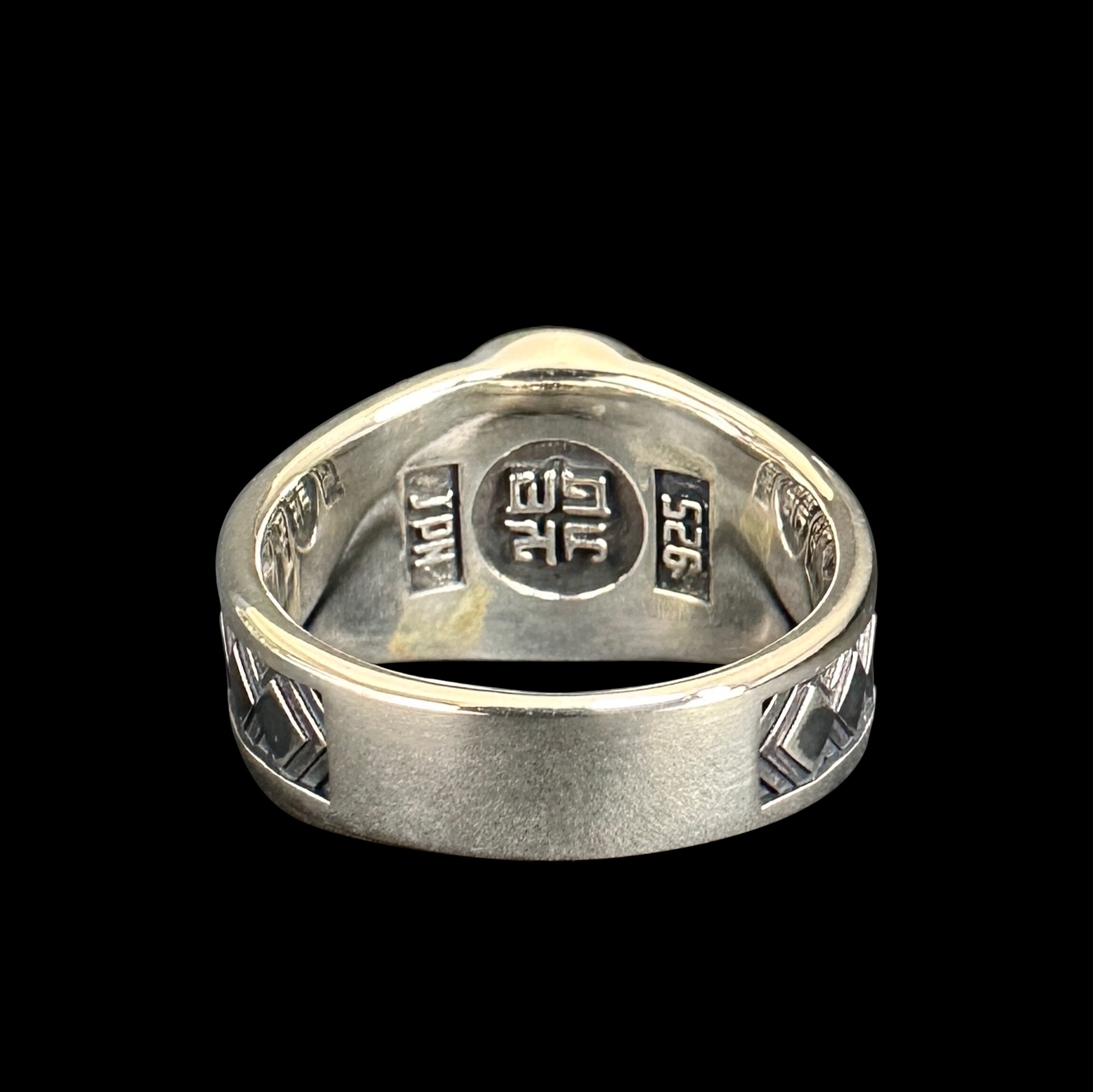 Bushido Katana Ring Silver Statement Ring Brass Ring Skull Ring ...