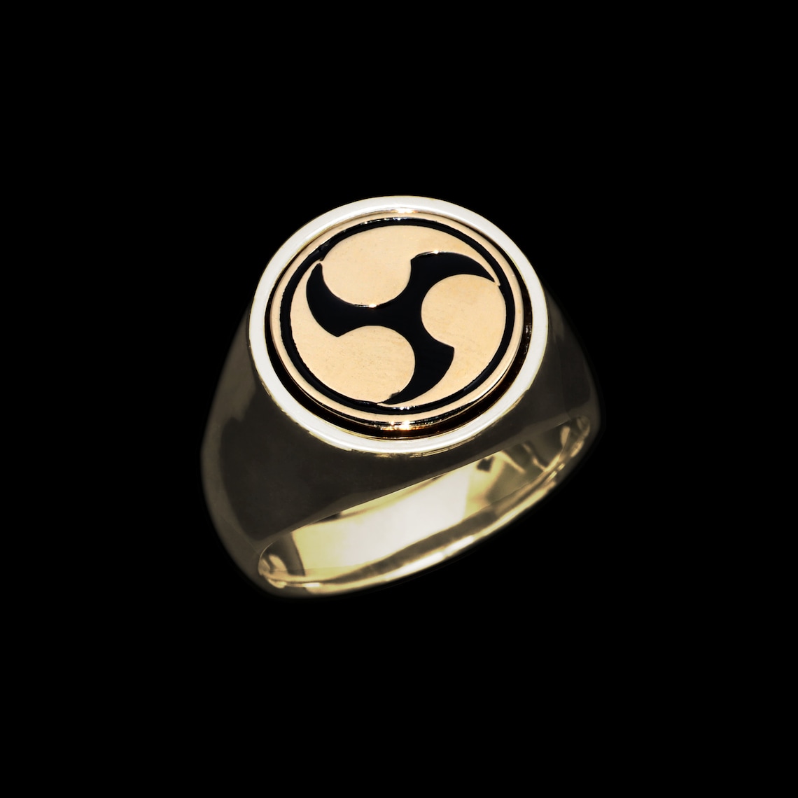 Japanese Samurai Kamon Silver/brass Ring - Etsy