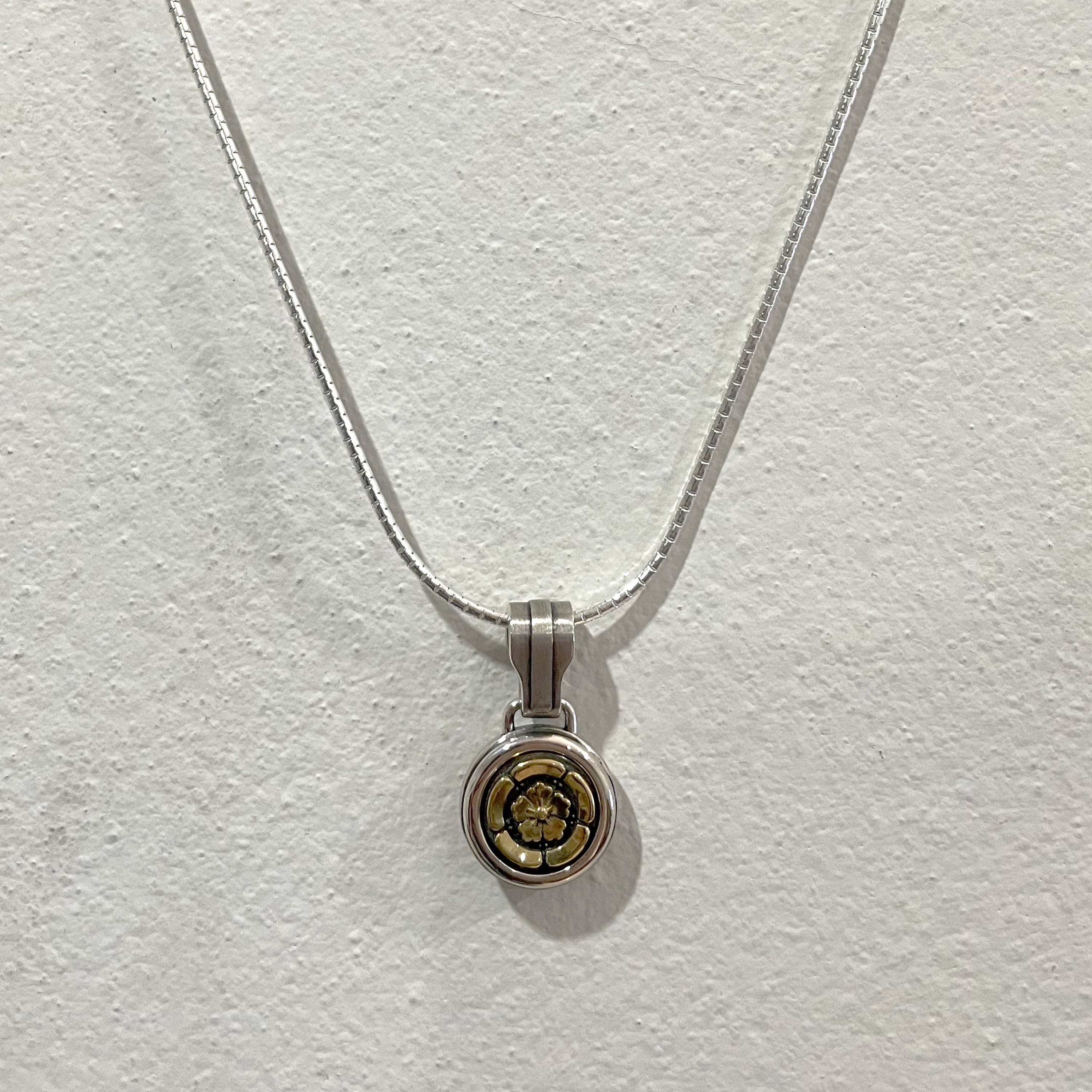 Japanese Samurai Kamon - Silver/brass Pendant - Etsy