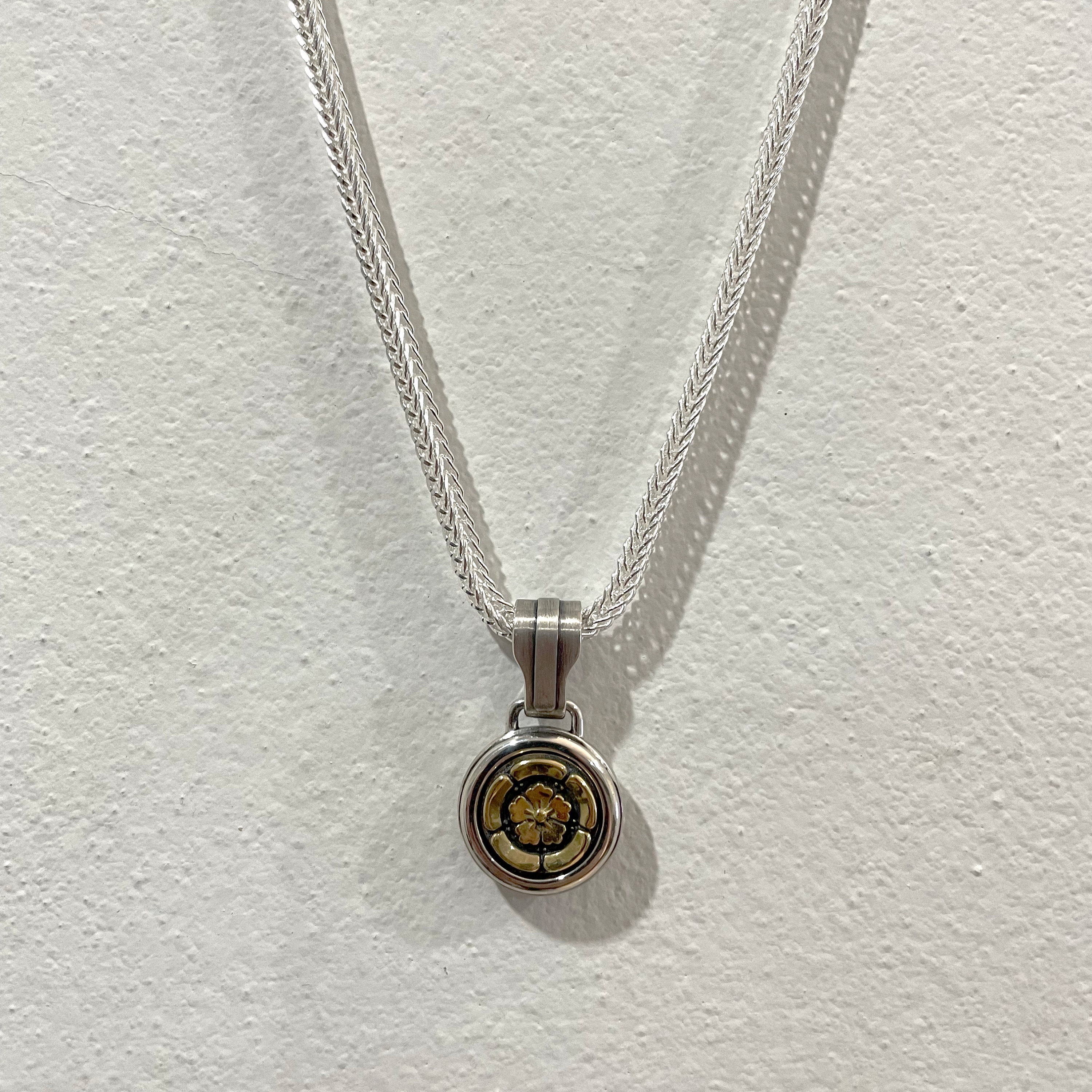 Japanese Samurai Kamon - Silver/brass Pendant - Etsy